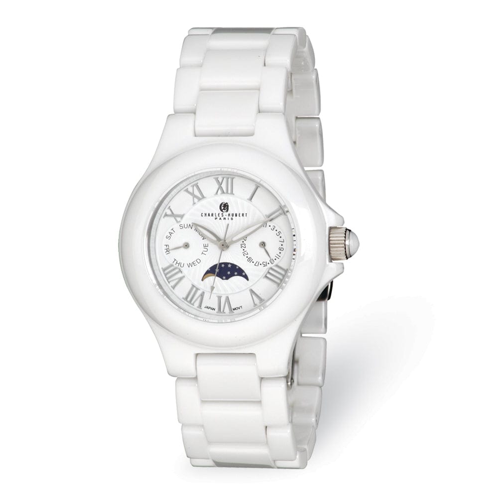 White Ceramic Men's Charles Hubert Watch – Jewelryshopping.com